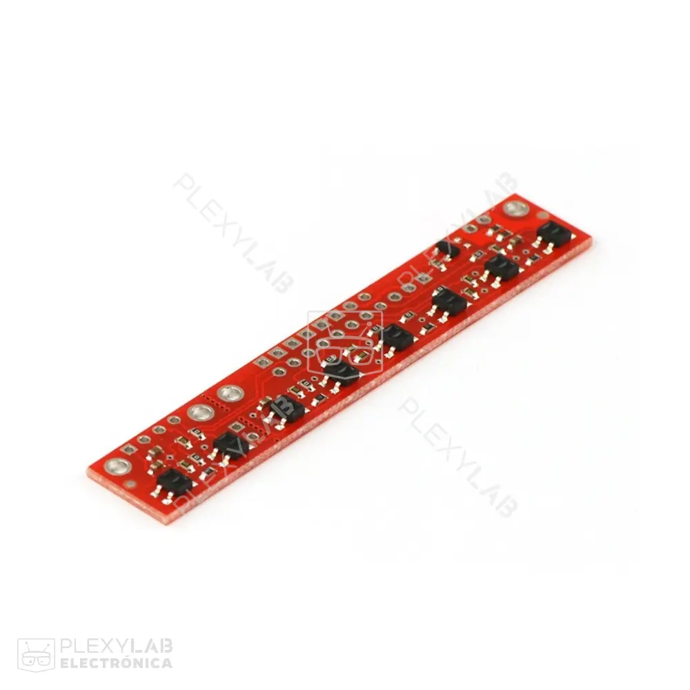 Sensor Pololu QTR-8A barra sensor de reflexión infrarrojo, sensor de ...